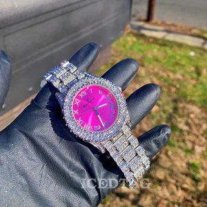 Accessories | Women Iced Out Luxury Stylish Blinged Out Watch | Poshmark